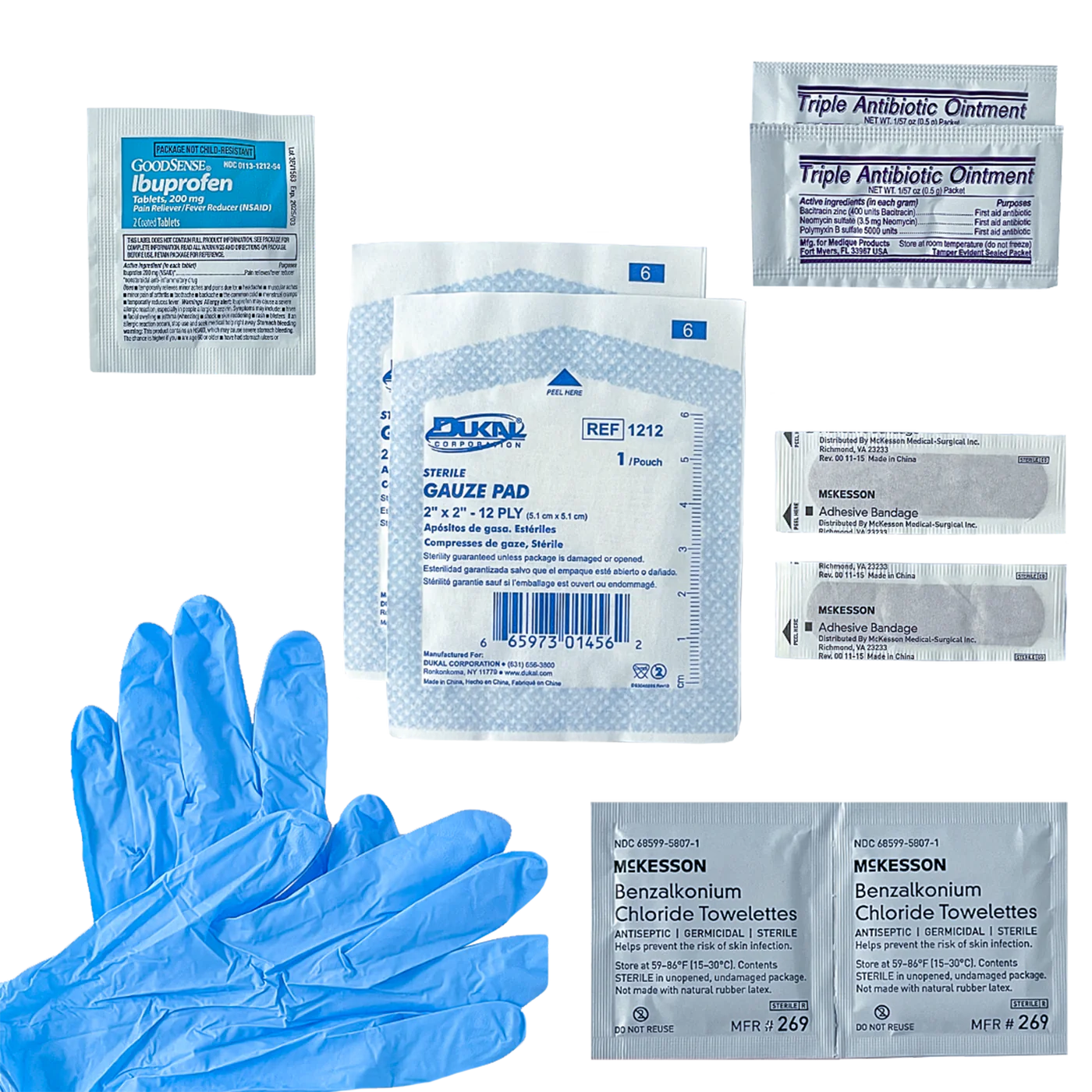 Wound Care Kit, Box of 100 | Global Protection Corp.